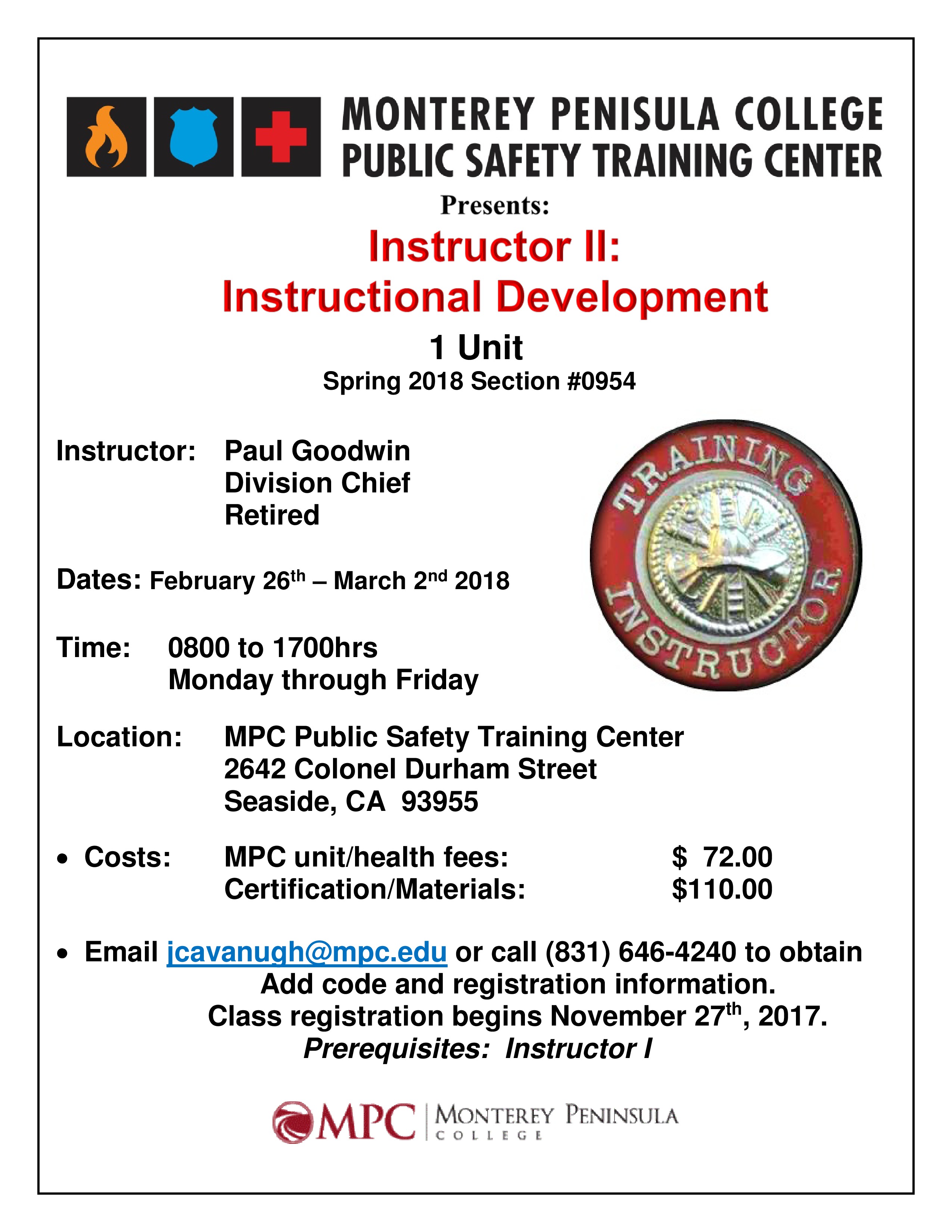 Monterey County Fire Training Officers Association